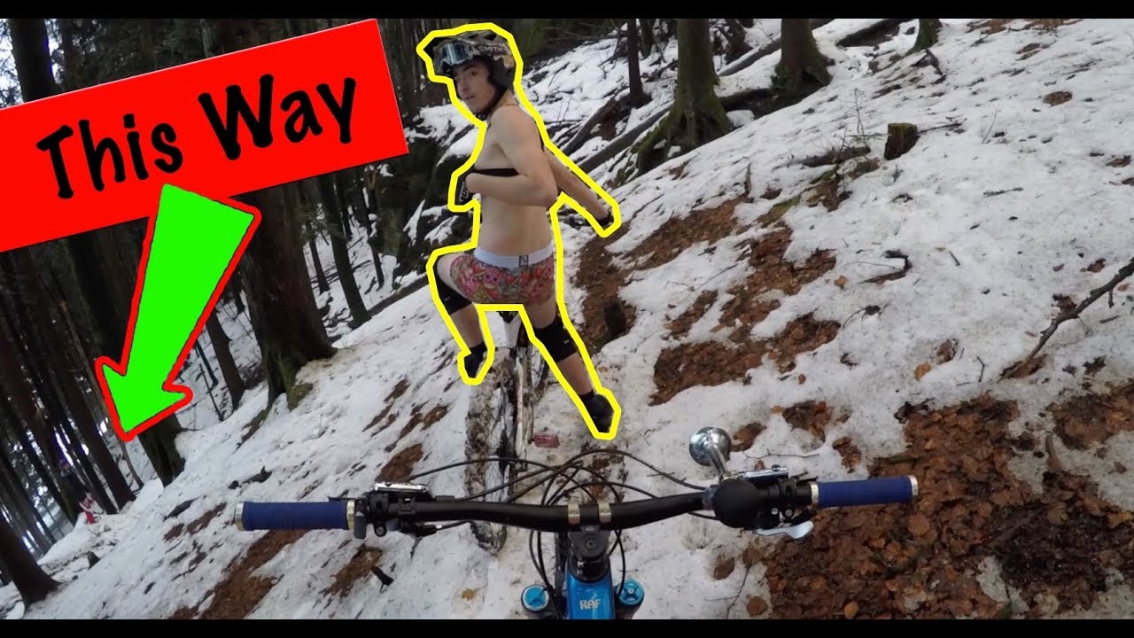 Riding Steep Trails in the Snow | Getting Crazy On Enduro Bikes | MTB ...