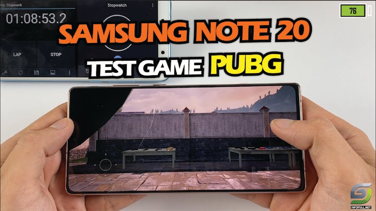Samsung Note 20 test game Pubg Mobile | Exynos 990, 8GB RAM - YouTube