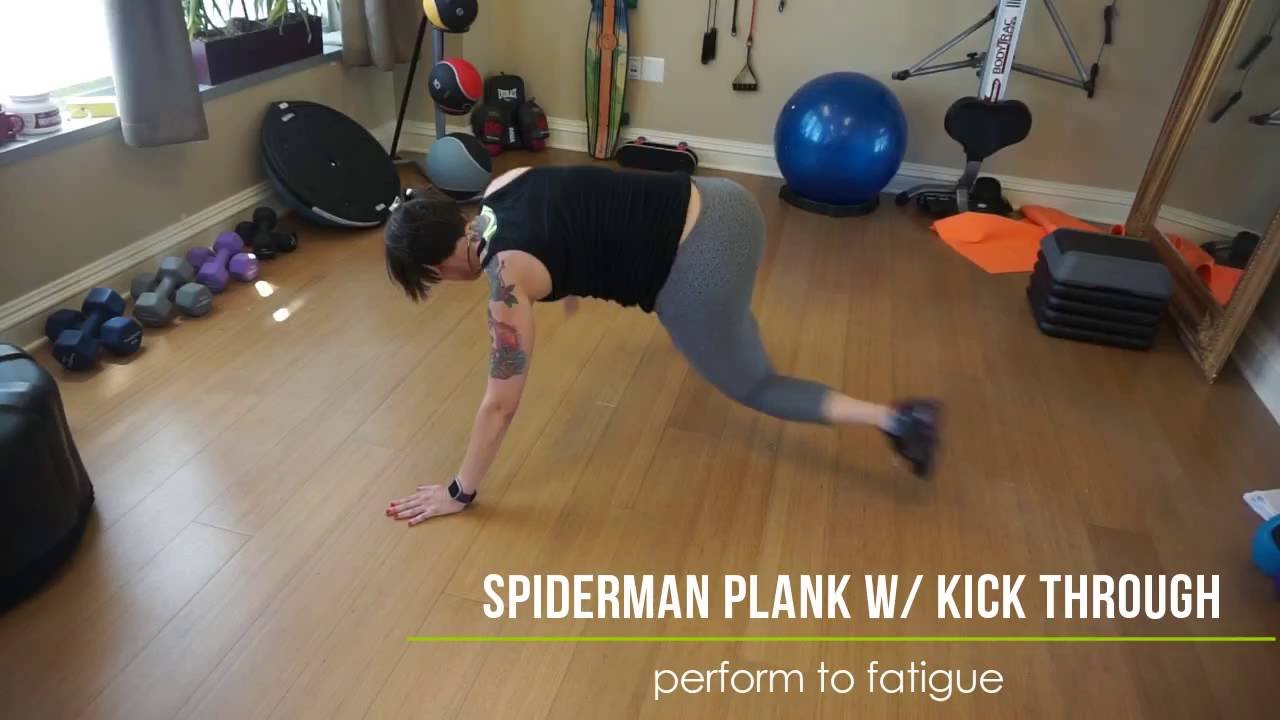 Spiderman Plank with Kick Through | Challange Move - YouTube