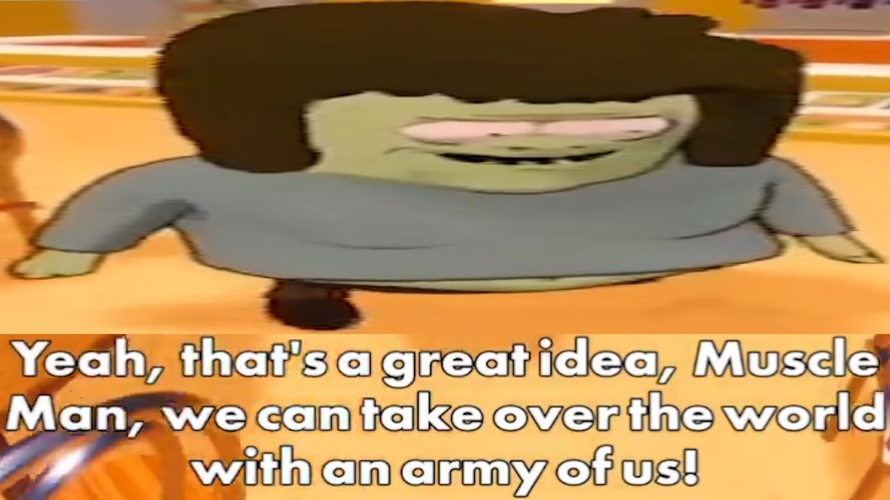 Muscle Man clones take over/destroy the world (AI Regular Show Clip ...