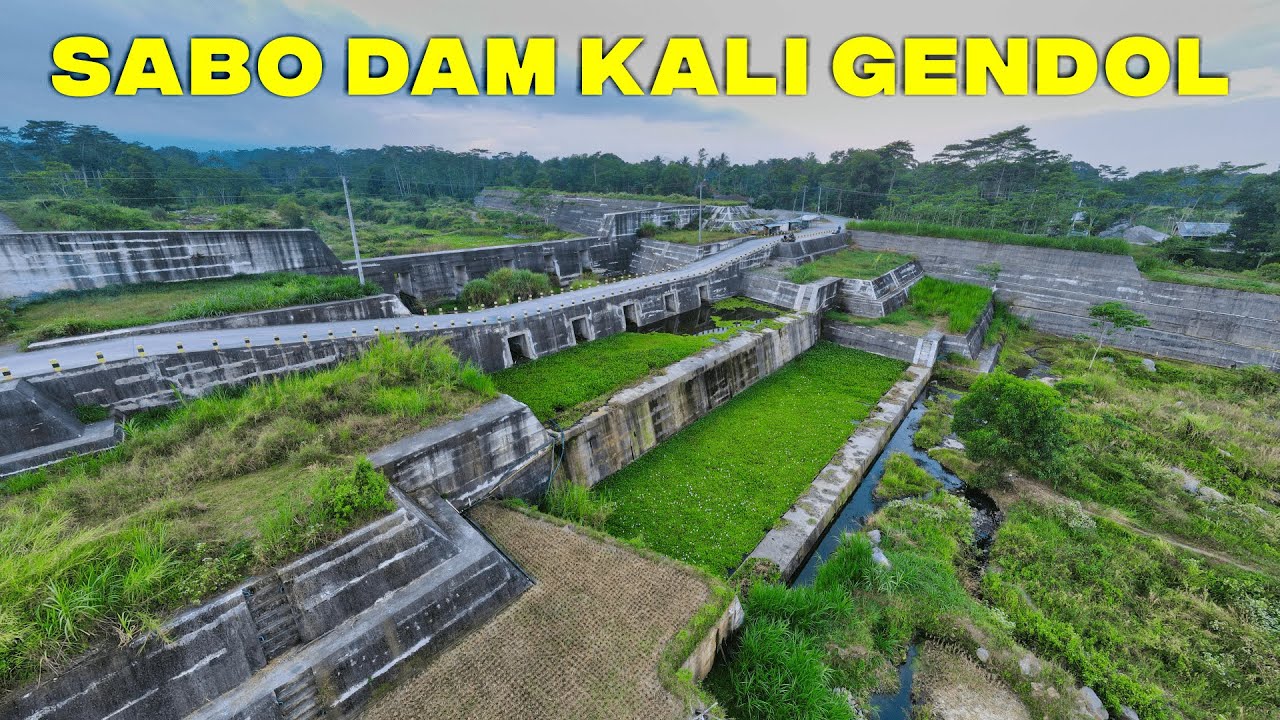 Sabo Dam Kali Gendol, Yogyakarta - YouTube