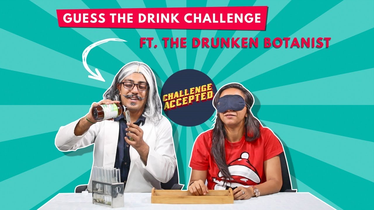 Guess the Drink Challenge | Challenge Accepted #9 - YouTube