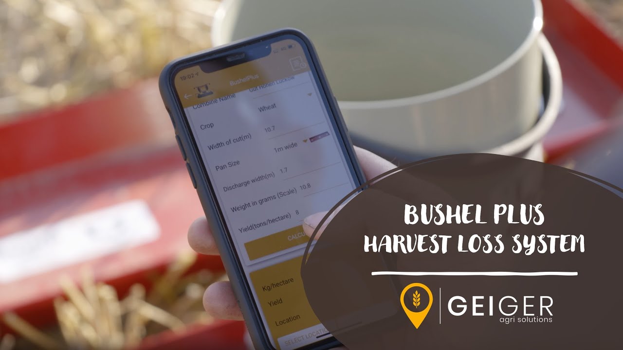 BUSHEL PLUS HARVEST LOSS SYSTEM I GEIGER agri solutions - YouTube