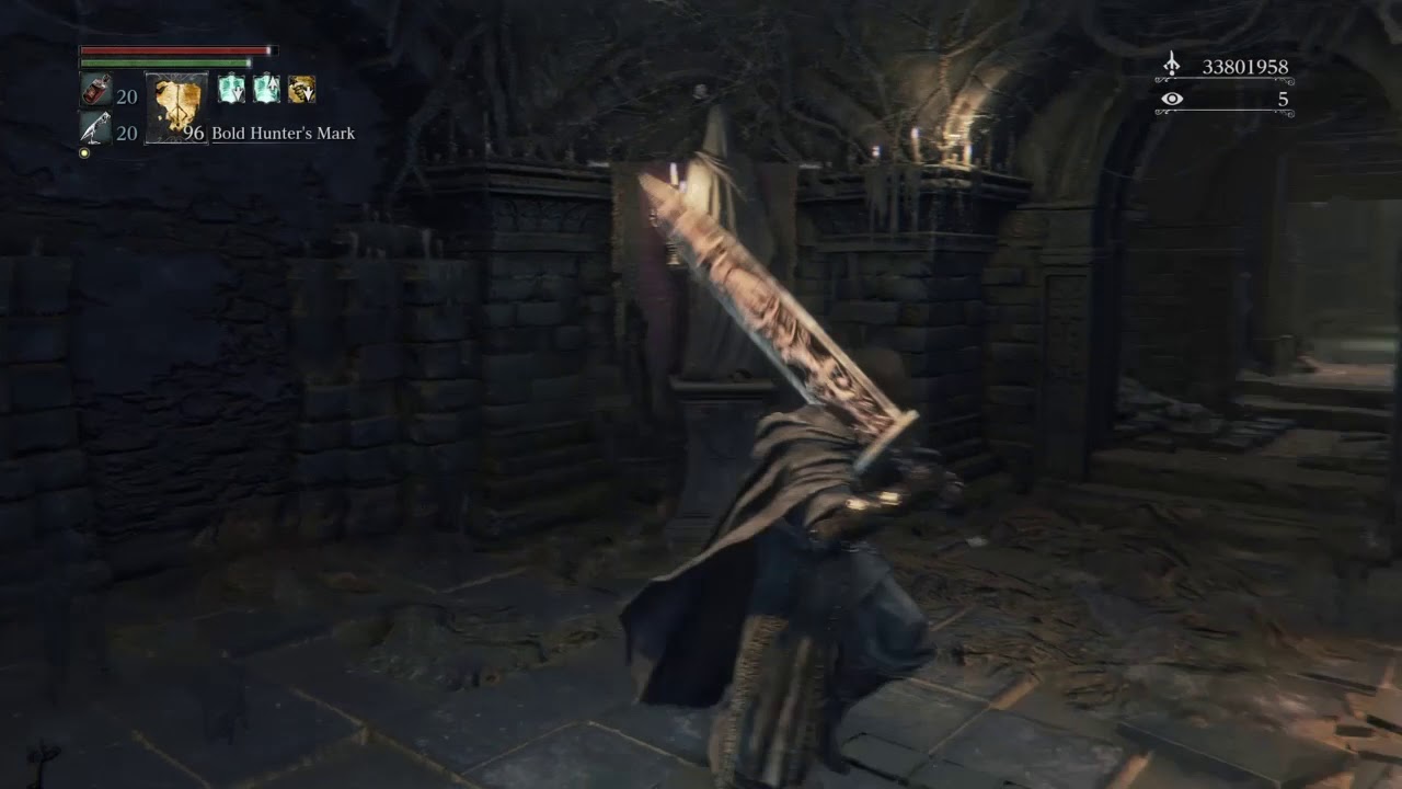 Bloodborne: Blood echo farming 352k under 50 second - YouTube