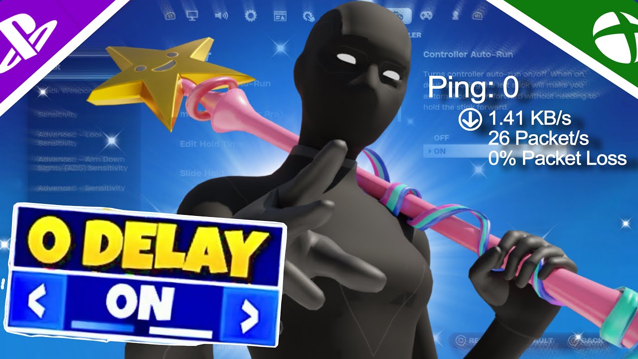 NEW Console 0 DELAY Controller SETTINGS + Sensitivity for Fortnite ...