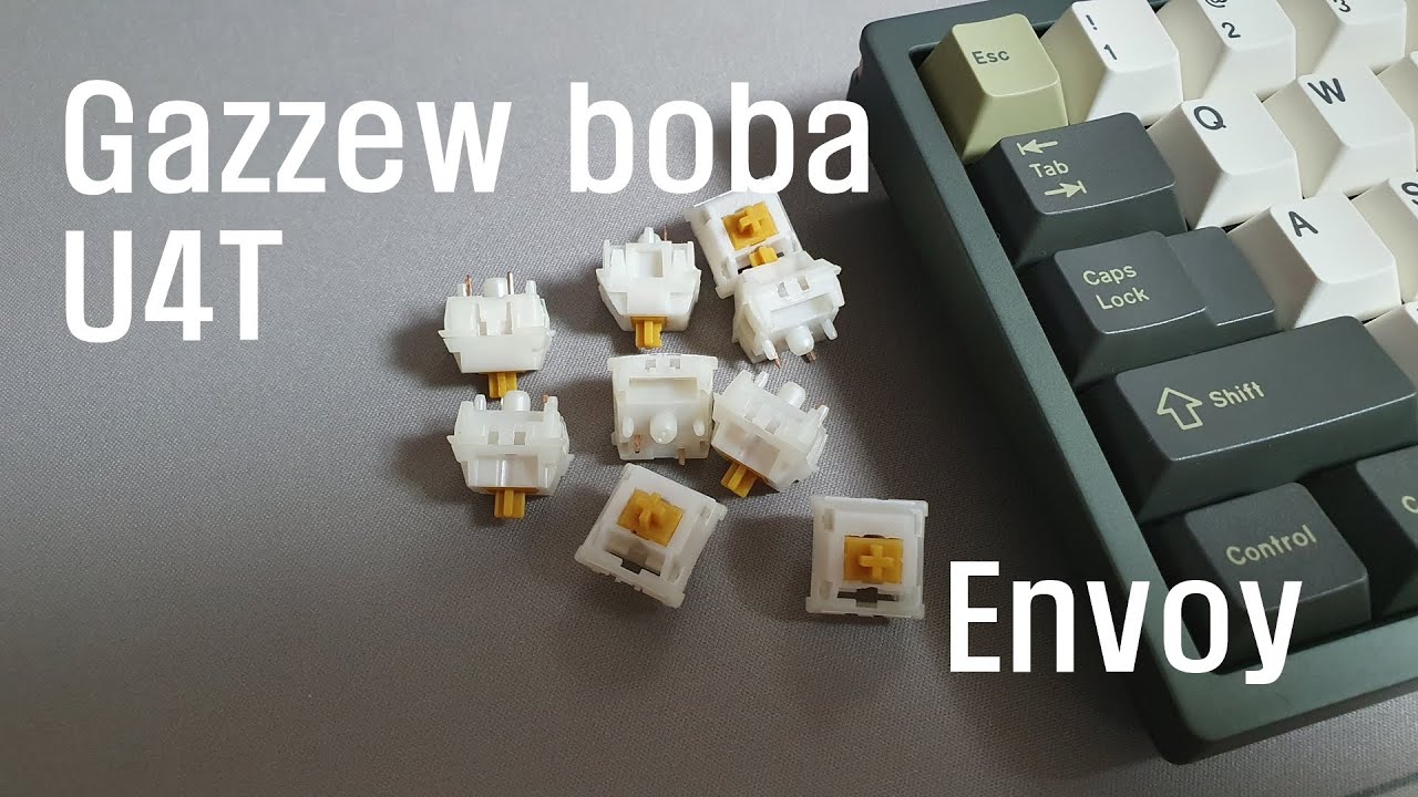 Envoy Gazzew boba u4t / 엔보이 u4t 스위치 - YouTube