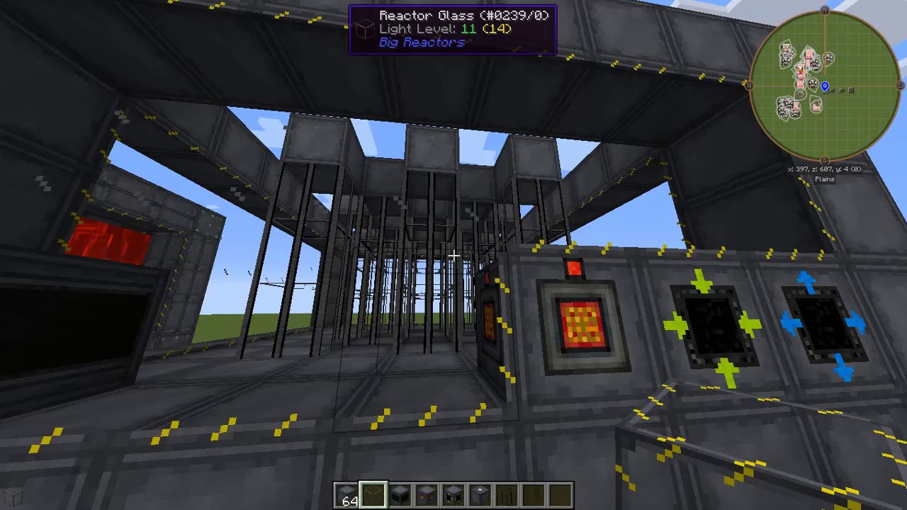 Minecraft 1.7.10 Big Reactors Basit Reaktör Yapımı - YouTube