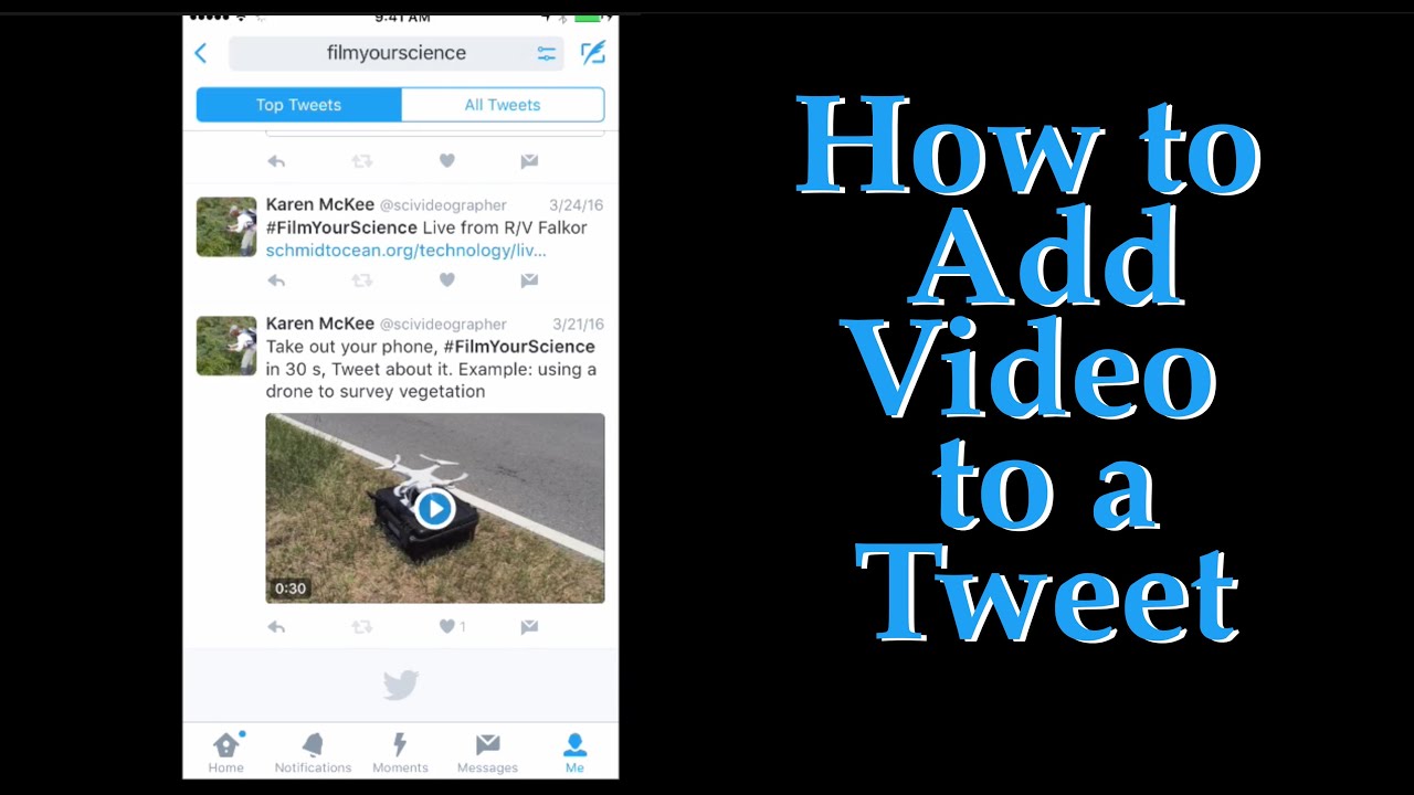 How to Add a Video to a Tweet - YouTube