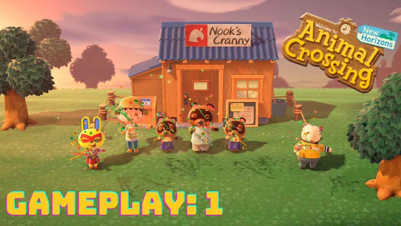 Animal Crossing: New Horizons Beginning//First time playing - YouTube