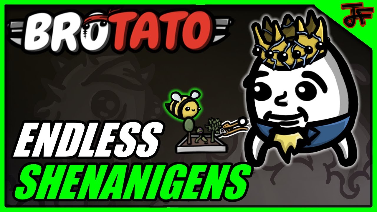 Insane Endless Mode Run Part 1 Brotato Modded Youtube