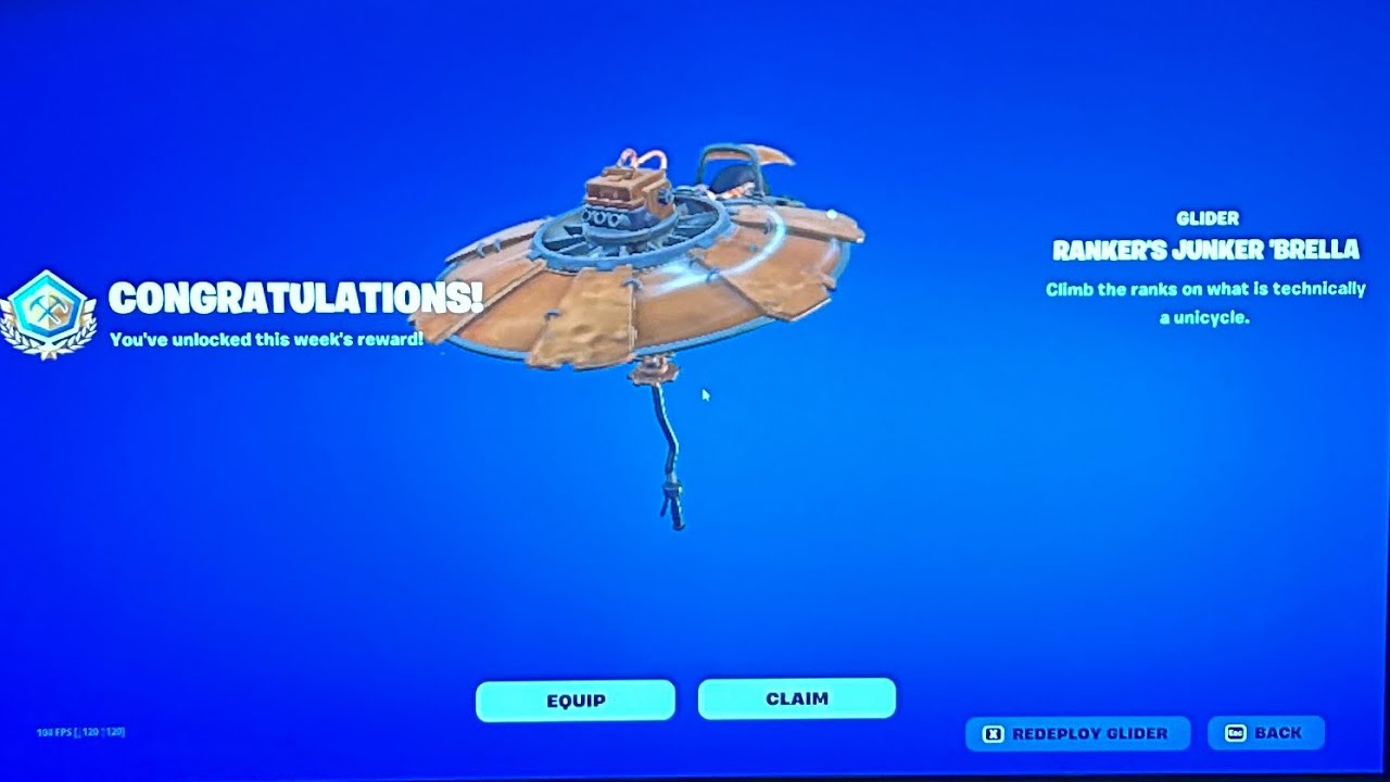 Fortnite gameplay van de Ranker's Junker 'Brella Umbrella (Ranked Cup ...