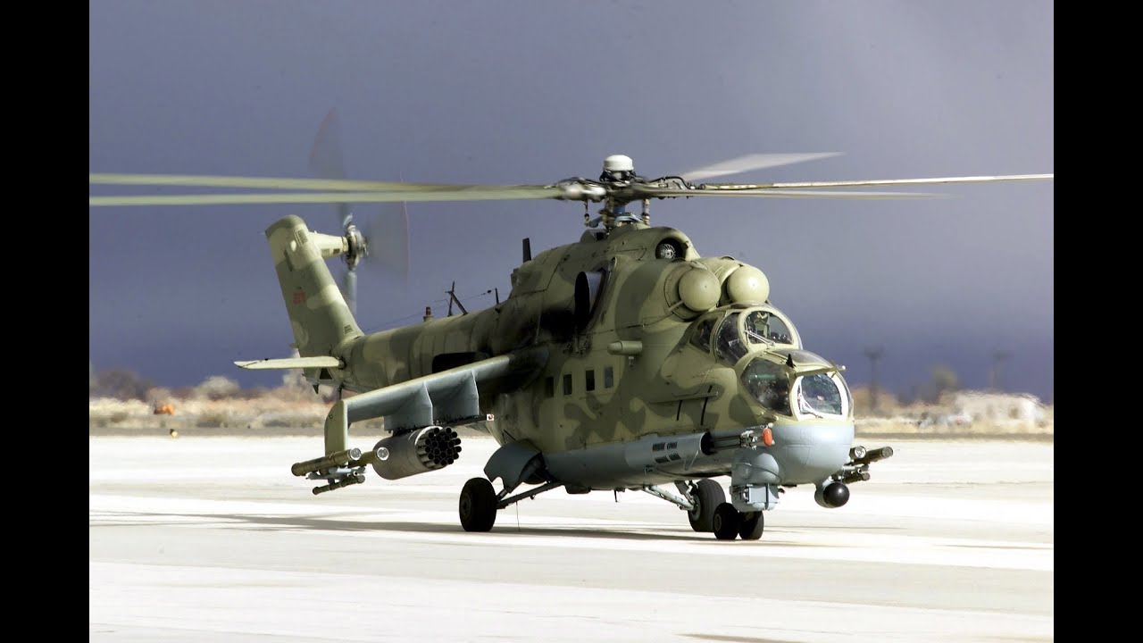 AMAZING FOOTAGE RUSSIAN Mi-24 "HIND" HELICOPTERS AIRSTRIKE ATTACKING ...