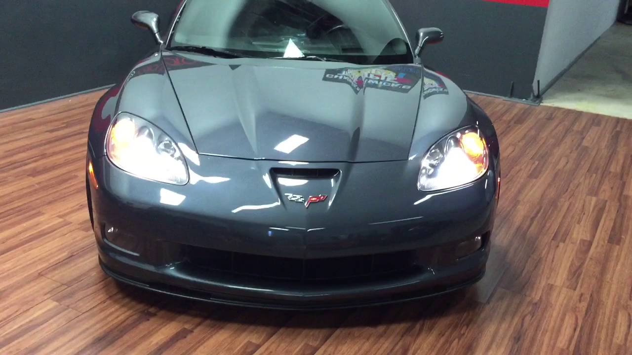2009 Chevrolet Corvette Z06 Cyber Gray Supercharged - YouTube