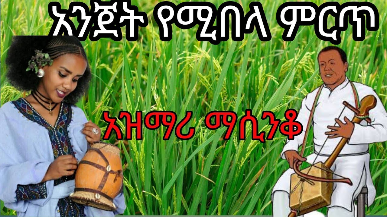 ምርጥ የትዝታ አዝማሪ ማሲንቆ - Ethiopian Masinko Music + Azmari Masinko Song ...