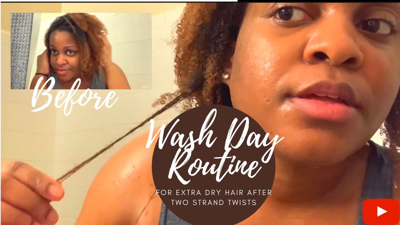 MOISTURIZING || 4B Natural Hair Routine || DRY HAIR - YouTube