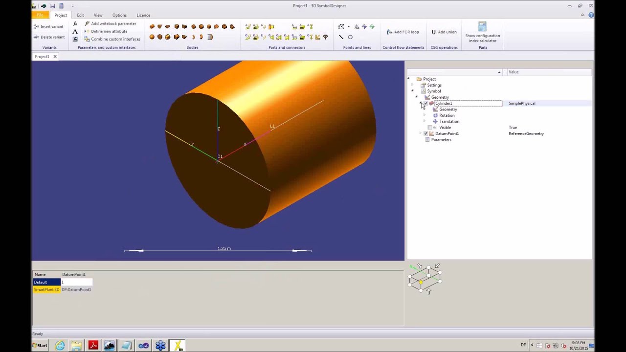 Easy Creation of .Net Symbols for Smart 3D with 3D SymbolDesigner - YouTube