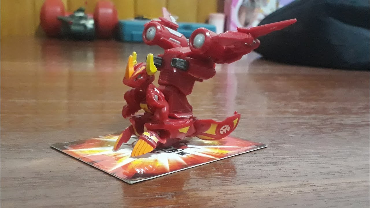 unboxing bakugan pyrus helix dragonoid - YouTube
