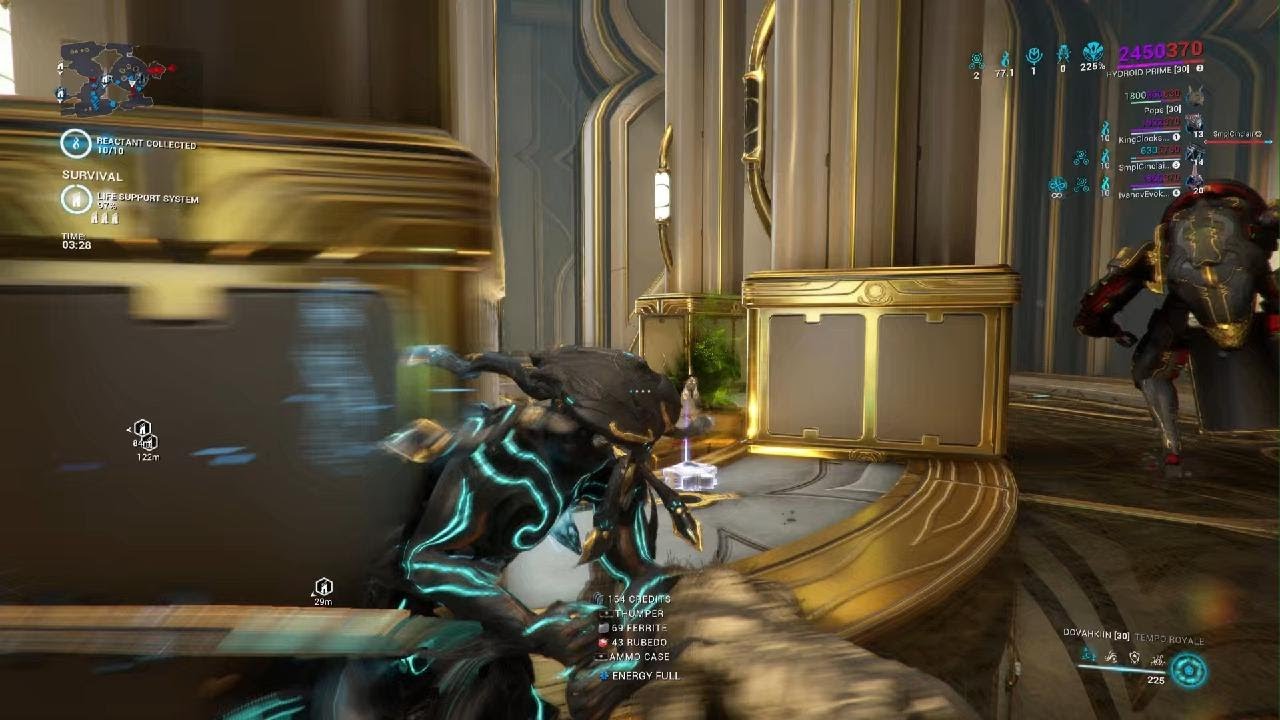 Warframe Conjunction Survival as Hydroid prime - YouTube