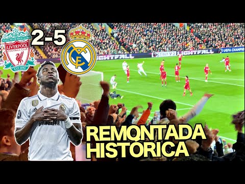 Liverpool 2-5 Real Madrid ⎪Amazing Real Madrid Comeback at Anfield! Vlog 4K