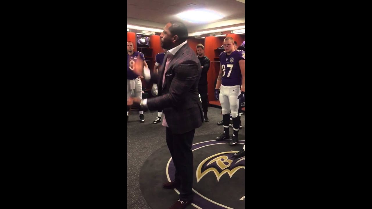 Ray Lewis: Ravens Locker Room Nov 1 - YouTube