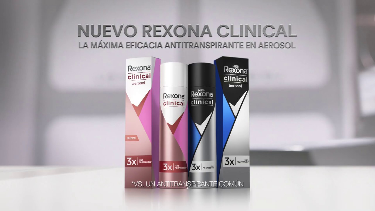 Rexona Clinical en aerosol, protección como nunca antes. - YouTube