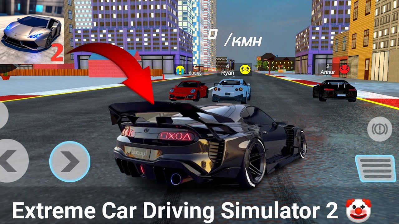 If Supra was in Extreme Car Driving Simulator 🤡 | ECDS 2 From Temu!!💀 ...