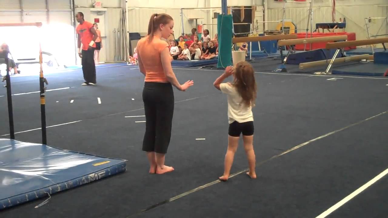 My Brookie Baby at Gymnastics - YouTube
