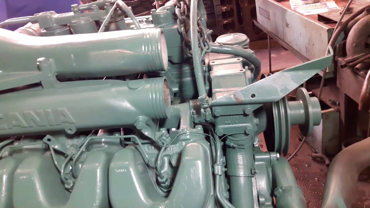 MOTOR SCANIA V8 142 TODO RETIFICADO COM 1 ANO DE GARANTIA - YouTube