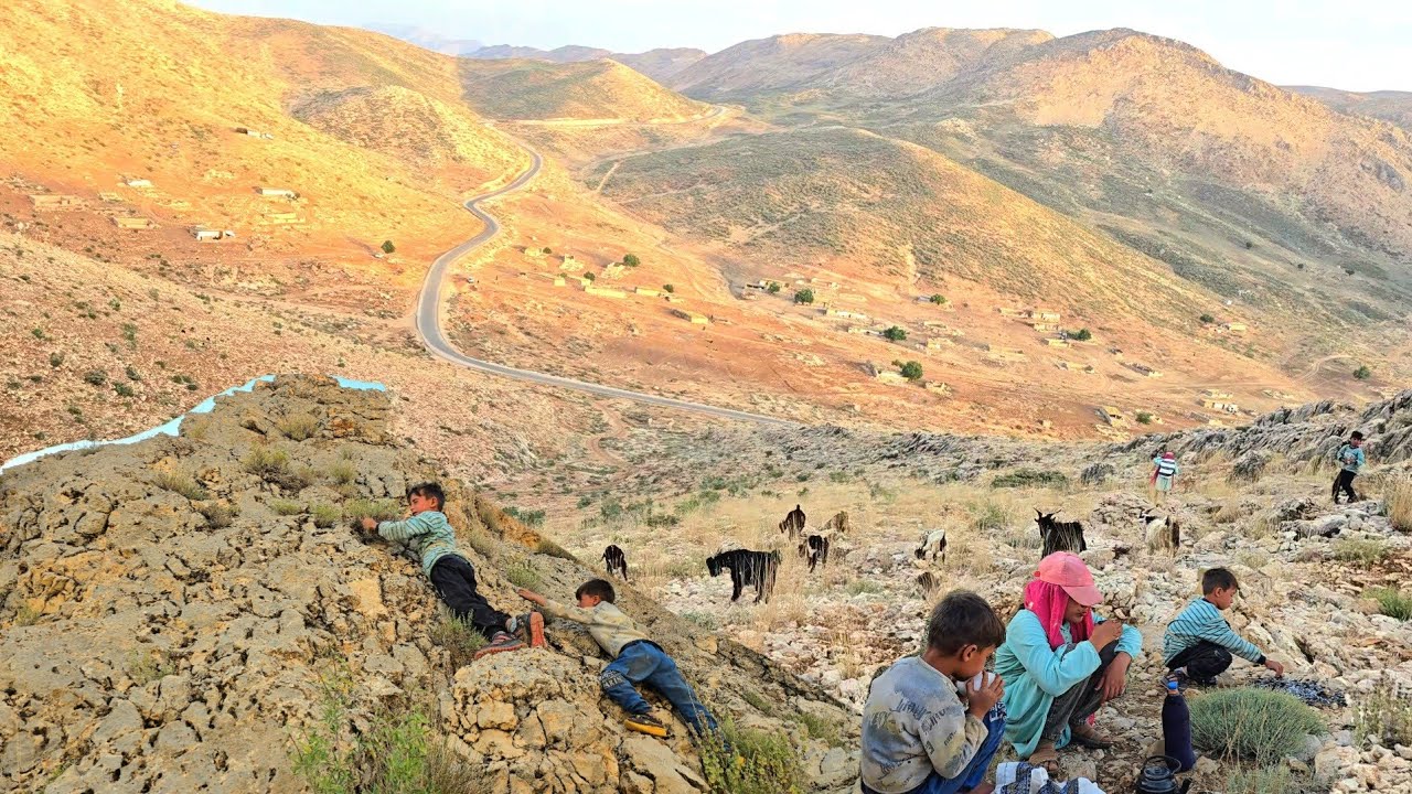 Nomadic life: crossing cliffs with sheep and harvesting silk from the ...