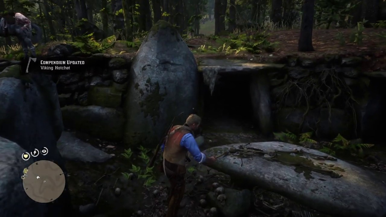Red Dead Redemption 2 Viking Helmed and Hatchet location - YouTube