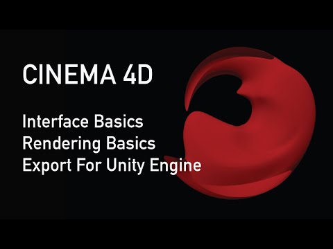 CINEMA 4D: Interface Basics, Rendering, Export For Unity Engine - YouTube