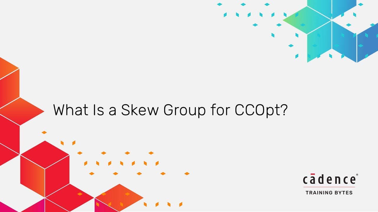 What Is a Skew Group for CCOpt? - YouTube