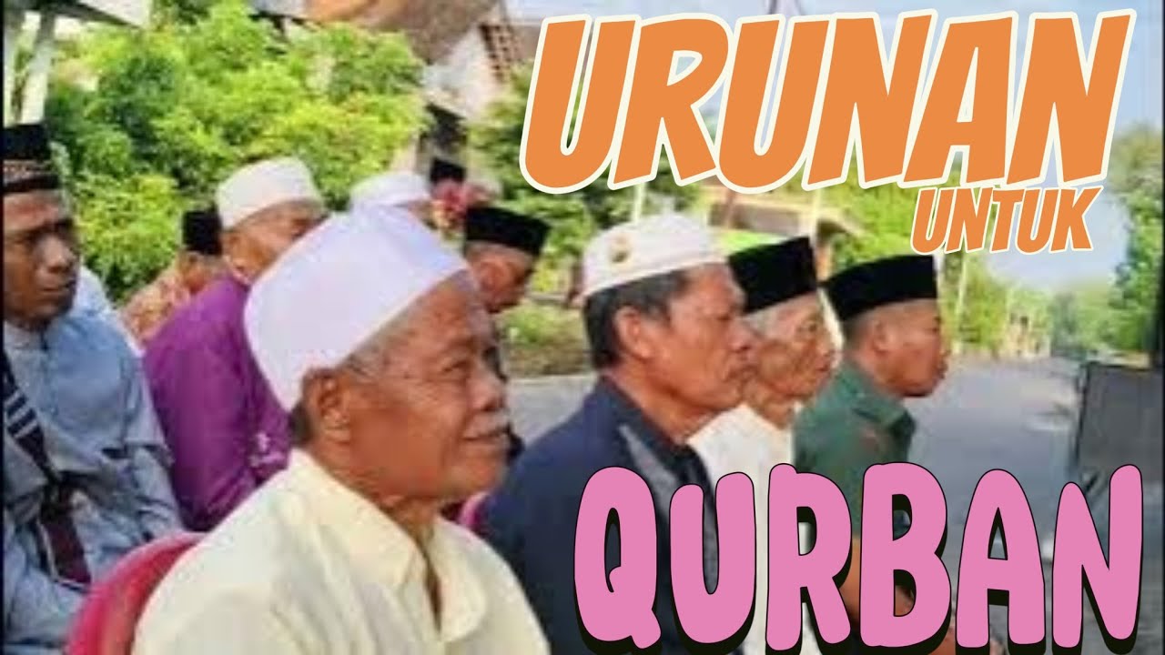 Urunan untuk qurban - YouTube