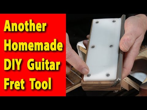 Another Homemade DIY Guitar Fret Tool - YouTube