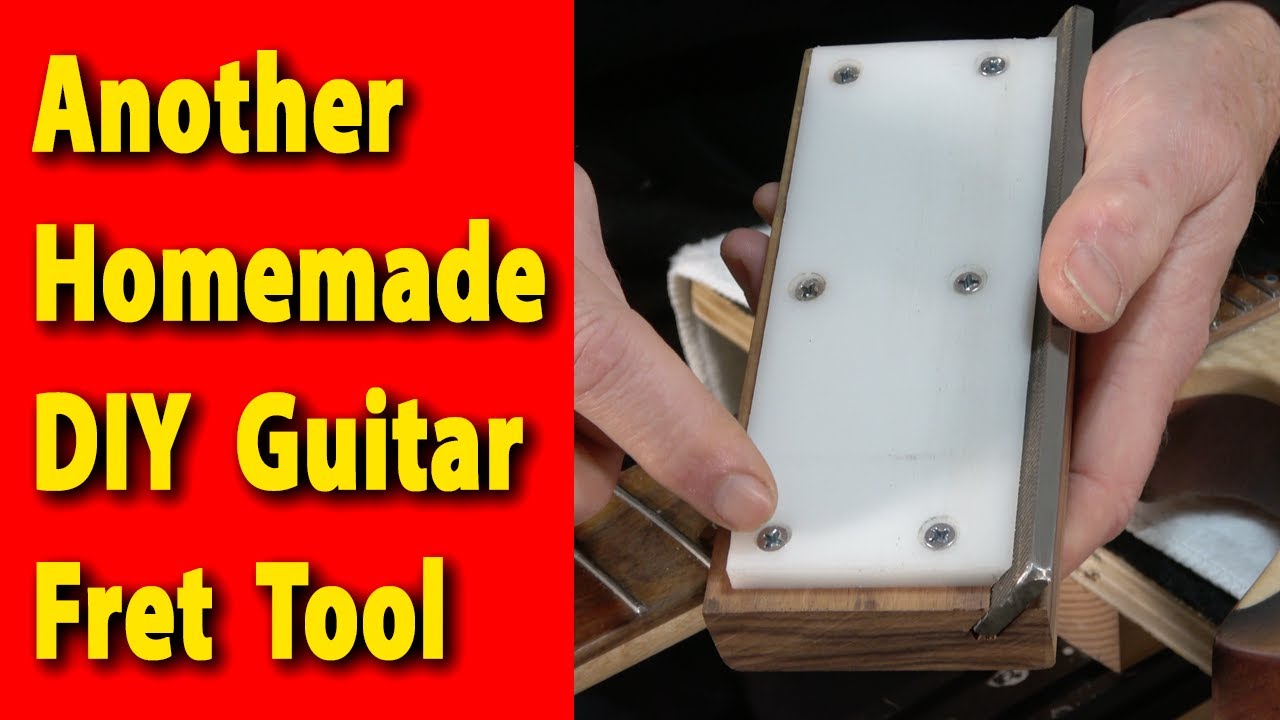Another Homemade DIY Guitar Fret Tool - YouTube