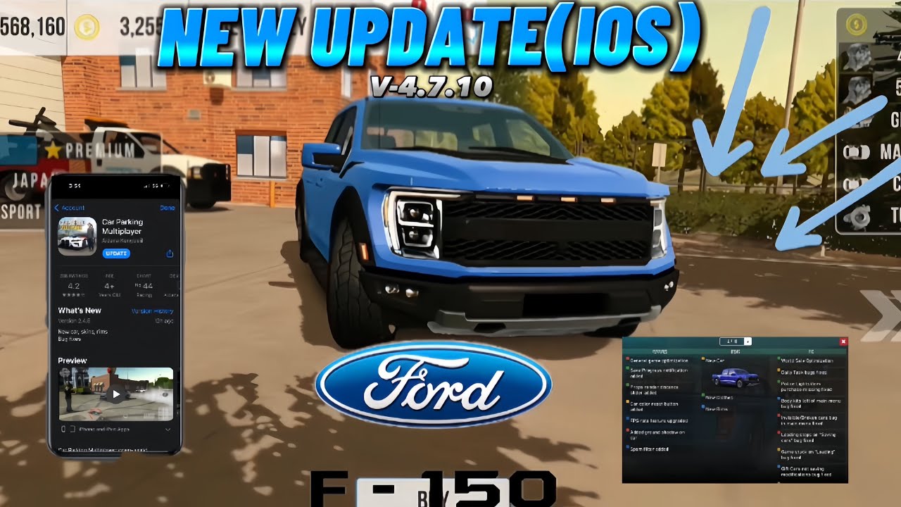 NEW CPM UPDATE OUT NOW FOR IOS😱| CAR PARKING MULTIPLAYER#cpm # ...