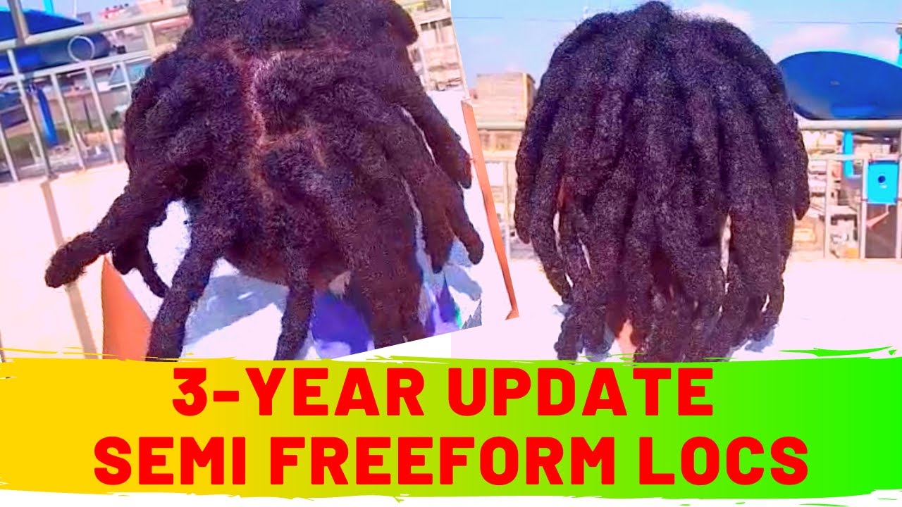 SEMI FREEFORM LOCS | 3YEARS OF SEMI FREEFORM LOCS | FREEFORM LOCS 2020 ...