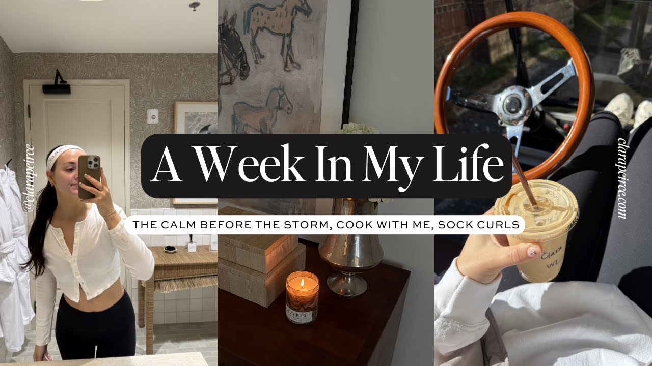 WEEK IN MY LIFE: The Week Before My Move, Cook With Me, Sock Curls ...