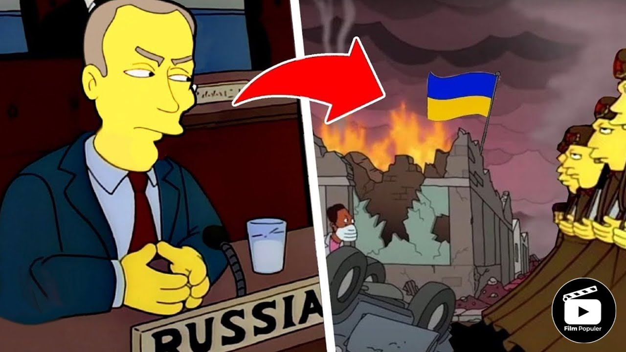 Perang RUSIA VS UKRAINA Ternyata Sudah Diramal The Simpsons Sejak 20 ...