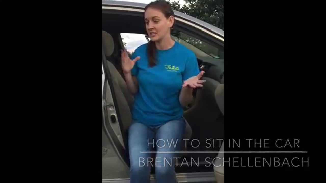 How to sit properly in the car. - YouTube