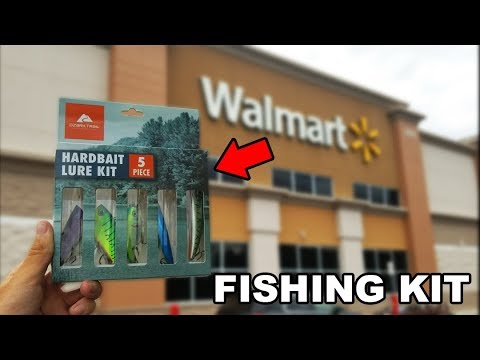 WalMart Brand Fishing Kit Challenge (Ozark Trail!) - YouTube