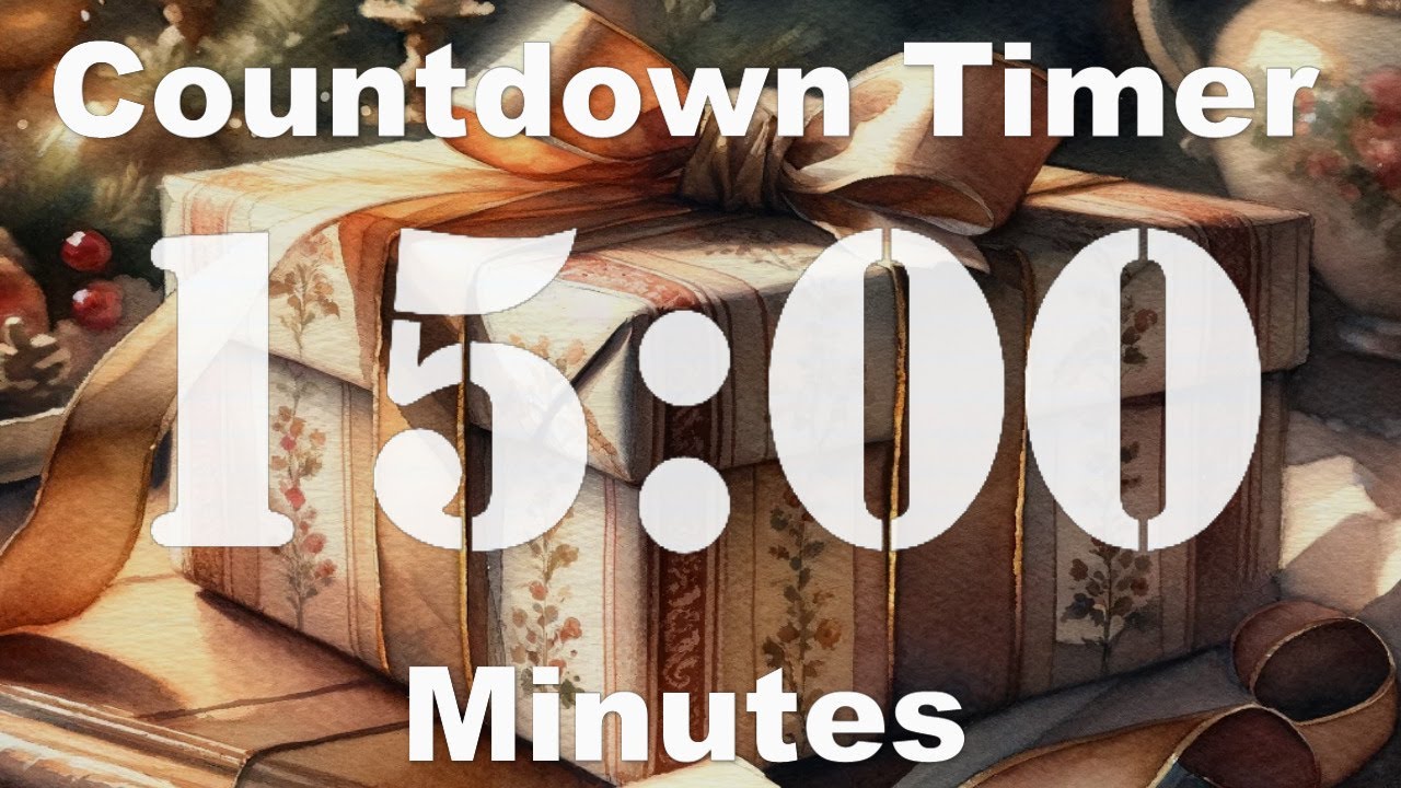 15 Minute Timer Christmas Present - YouTube
