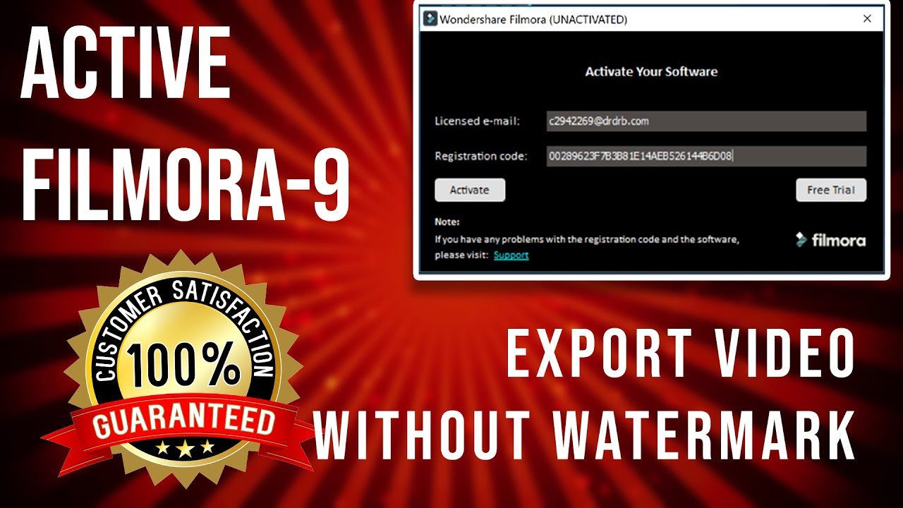 How to active Filmora Studio 9 | Watermark ছাড়াই ভিডিও তেরী করুন ...
