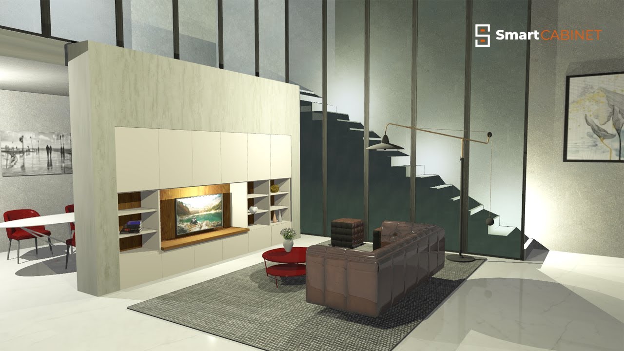 SmartCabinet - How to design livingroom? - YouTube
