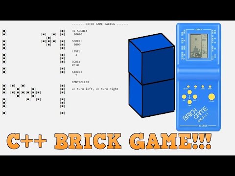 BRICK GAME - C++ (Racing Game) - YouTube