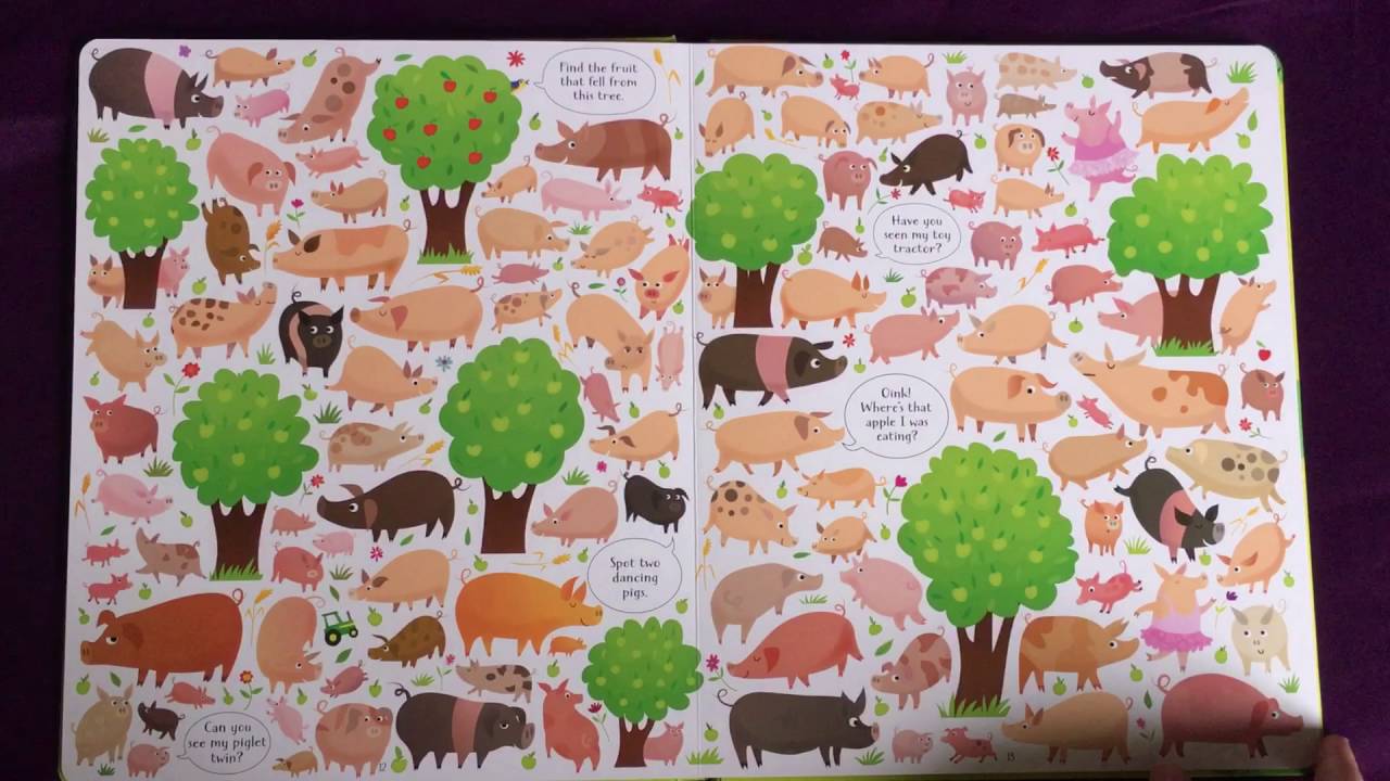 Usborne Farm Picture Puzzle Book - YouTube