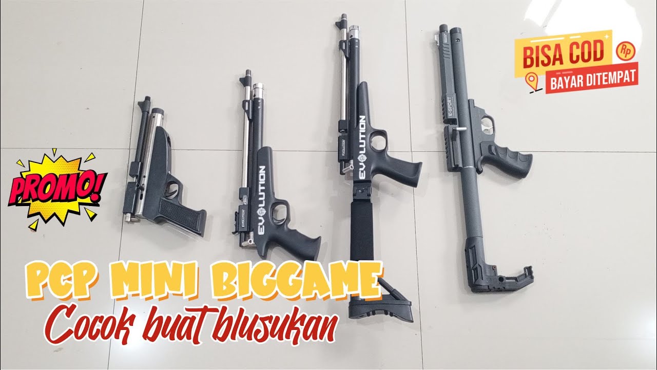 SENAPAN MINI PREMIUM !! PCP MINI BIGGAME TERBARU || SENAPAN PCP MINI ...