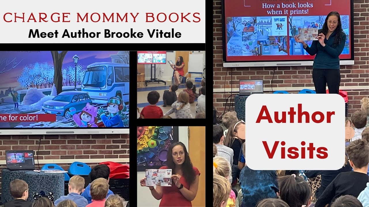 Author Brooke Vitale School Reading: Slushy, Slurpy City Snow - YouTube