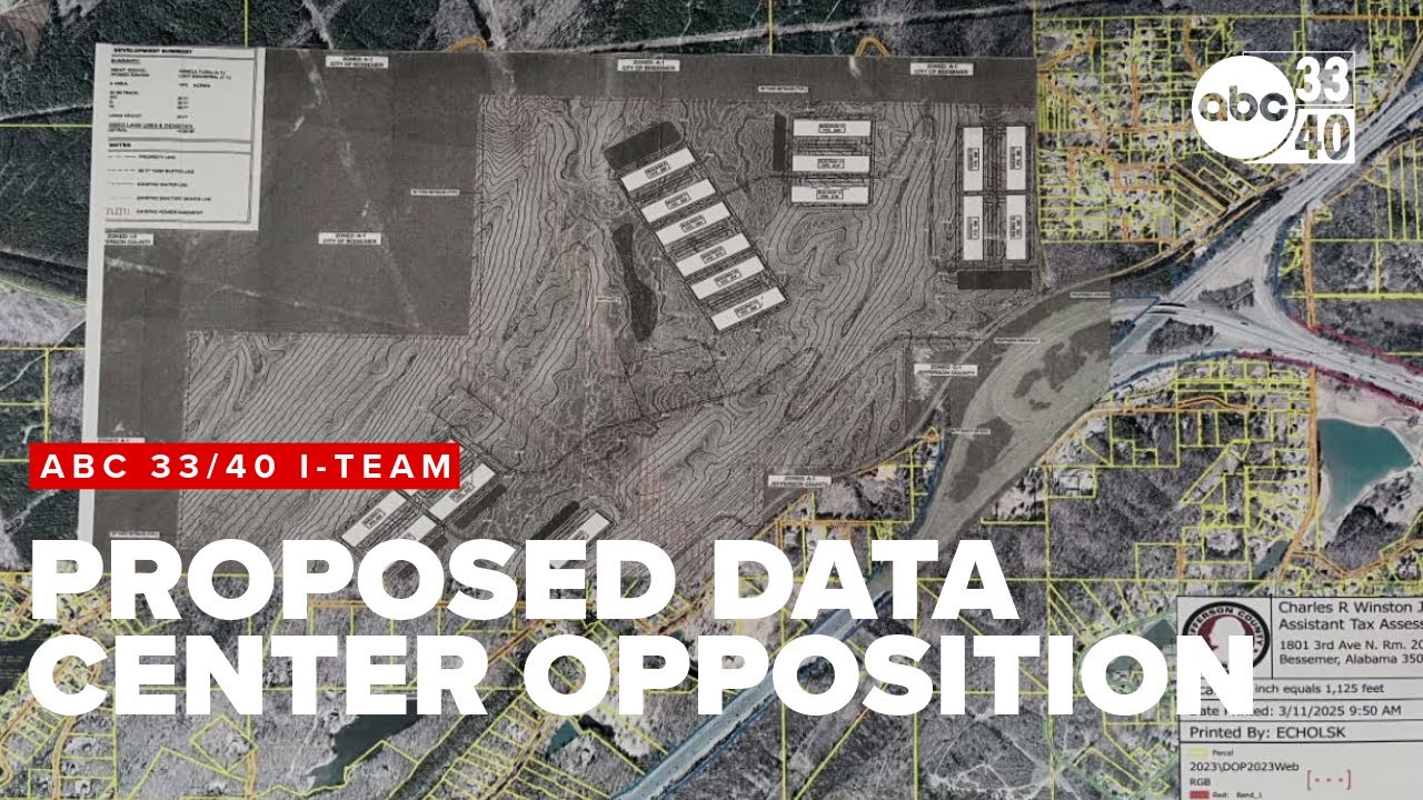 Proposed data center in Bessemer faces strong opposition - YouTube