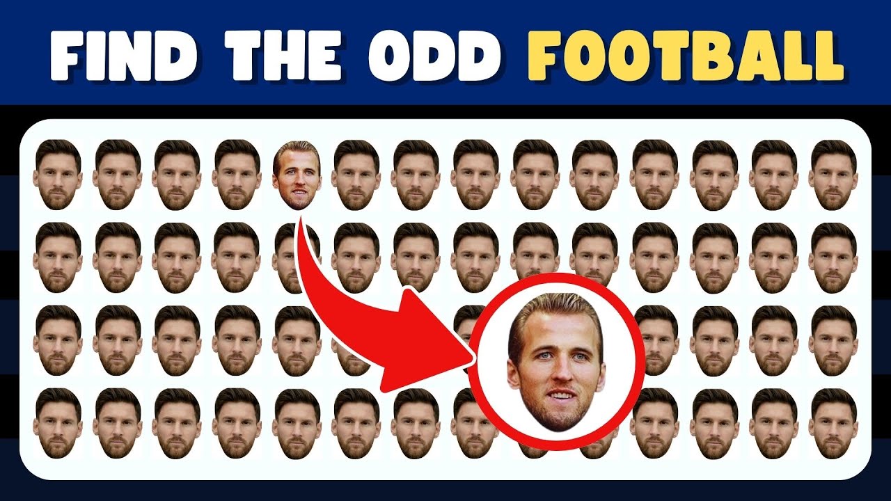 Can You Find The ODD one out? Find Messi, Ronaldo, Neymar, Mbappe - YouTube